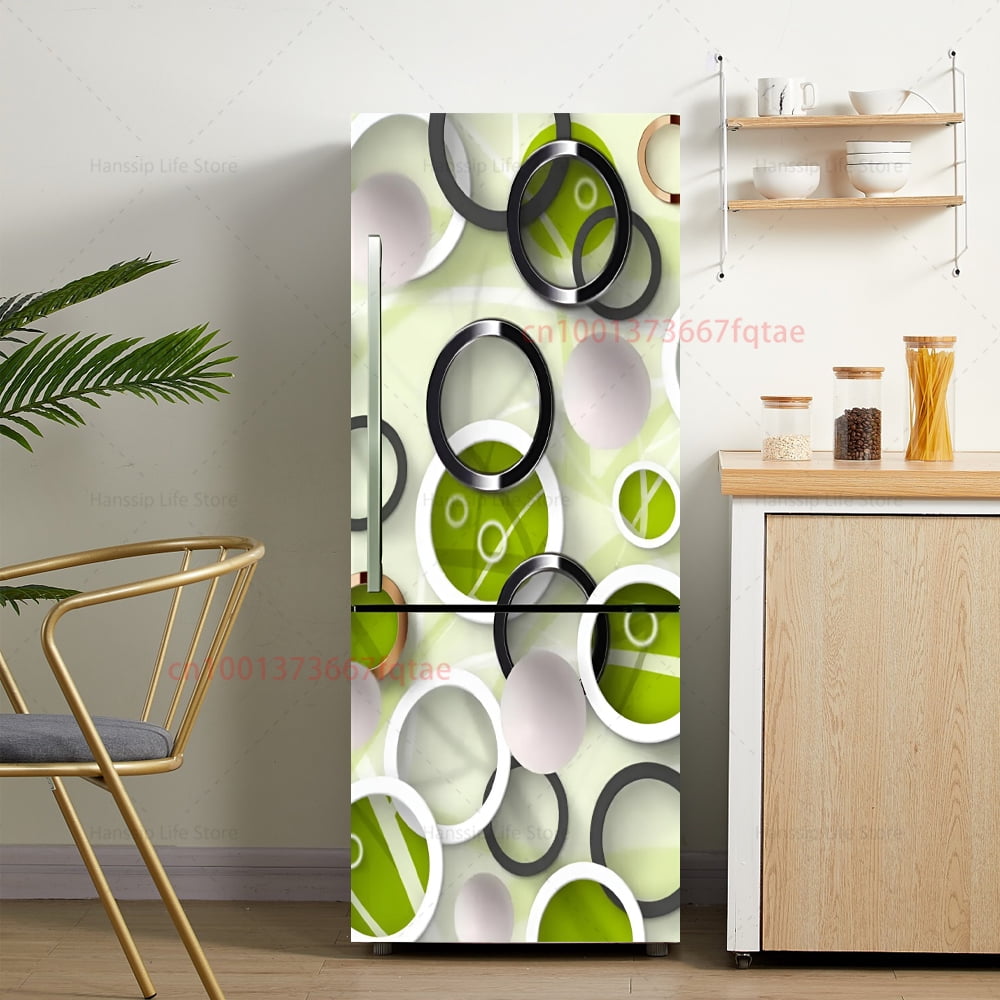 Spring Series Butterfly Design Fridge Door Sticker Kitchen ration ...