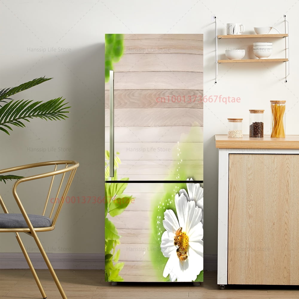 Spring Series Butterfly Design Fridge Door Sticker Kitchen ration ...