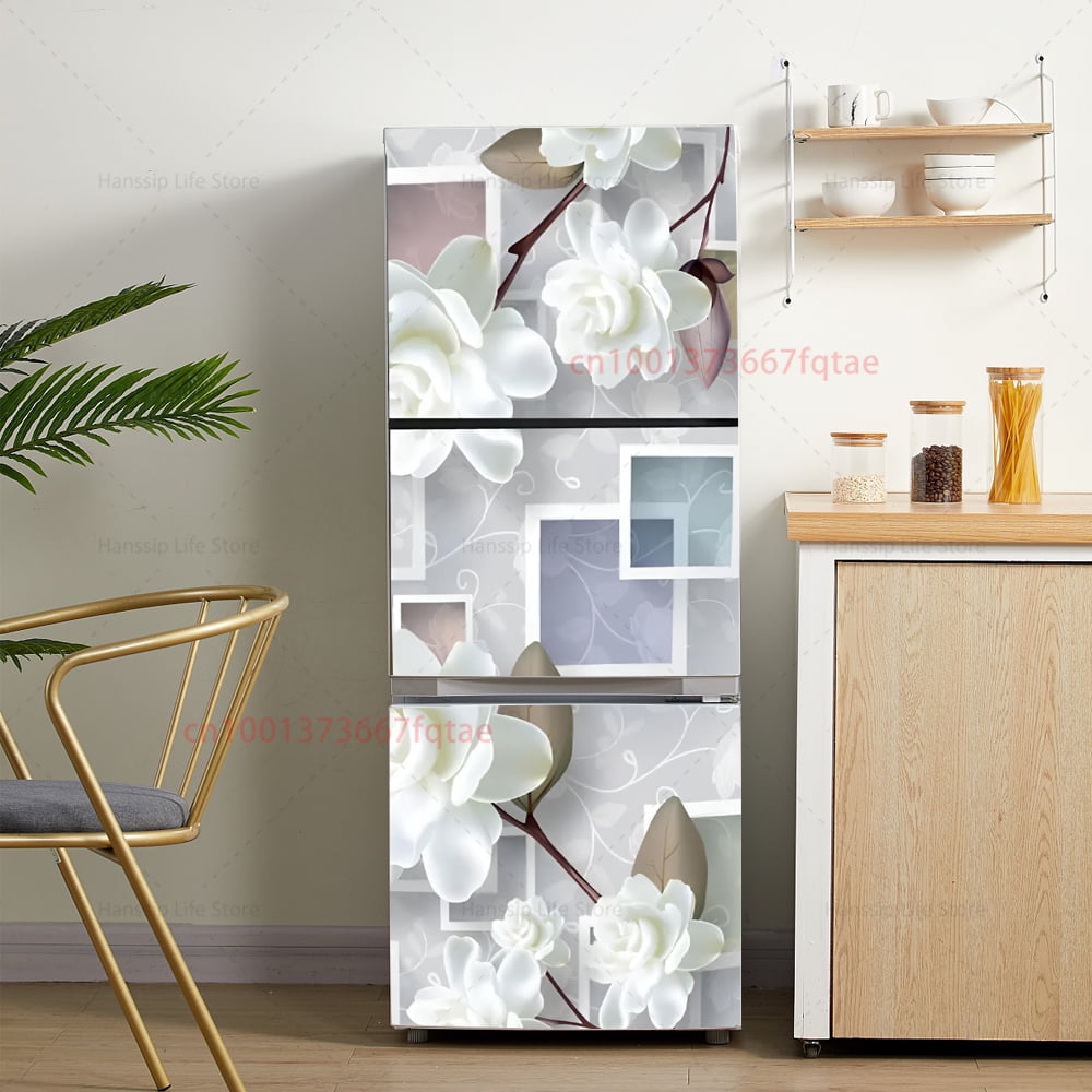 Spring Series Butterfly Design Fridge Door Sticker Kitchen ration ...