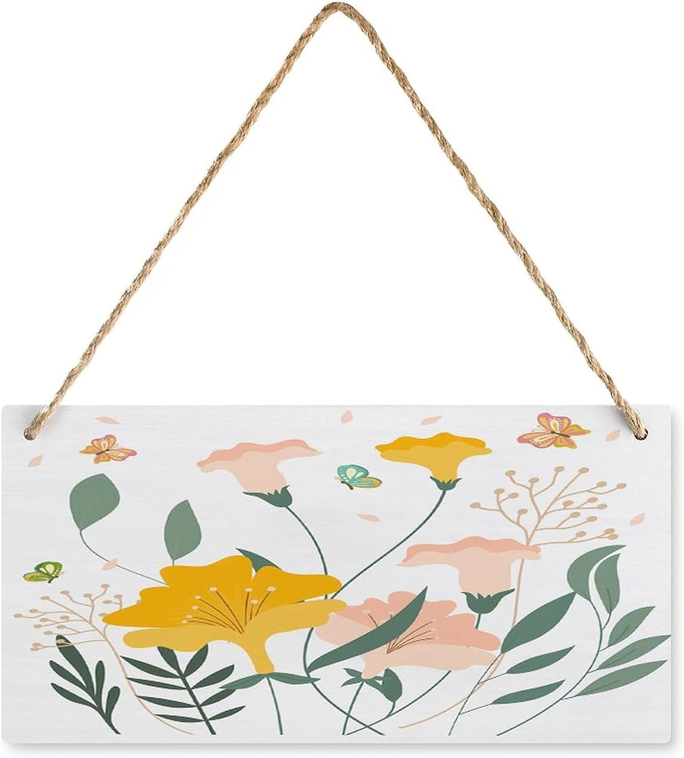 Spring Showers Bring Butterflies And Flowers Wood Sign Home Decor ...