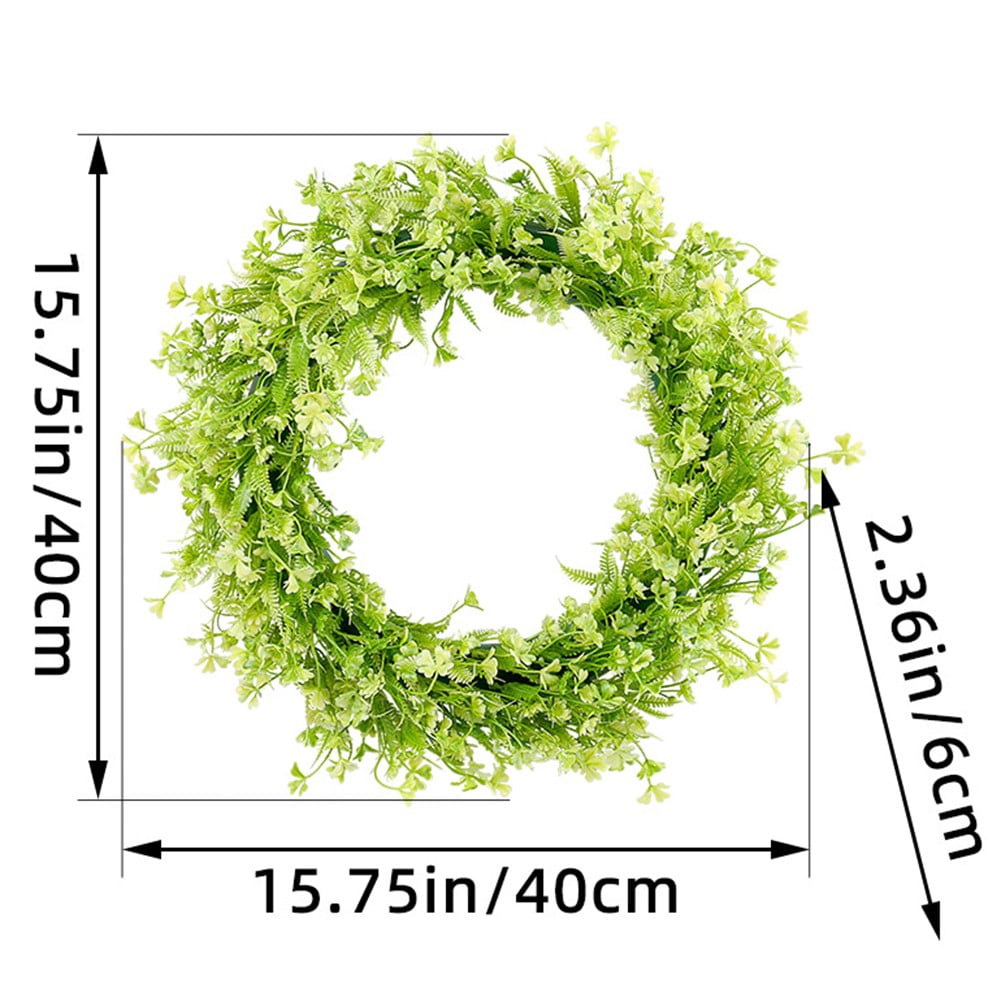 Spring Simulated Plant Wreath 2024 Holiday Decoration Wreath Home Decor ...