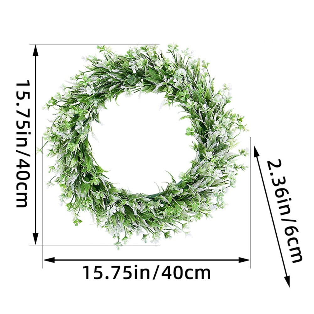 Spring Simulated Plant Wreath 2024 Holiday Decoration Wreath Home Decor ...