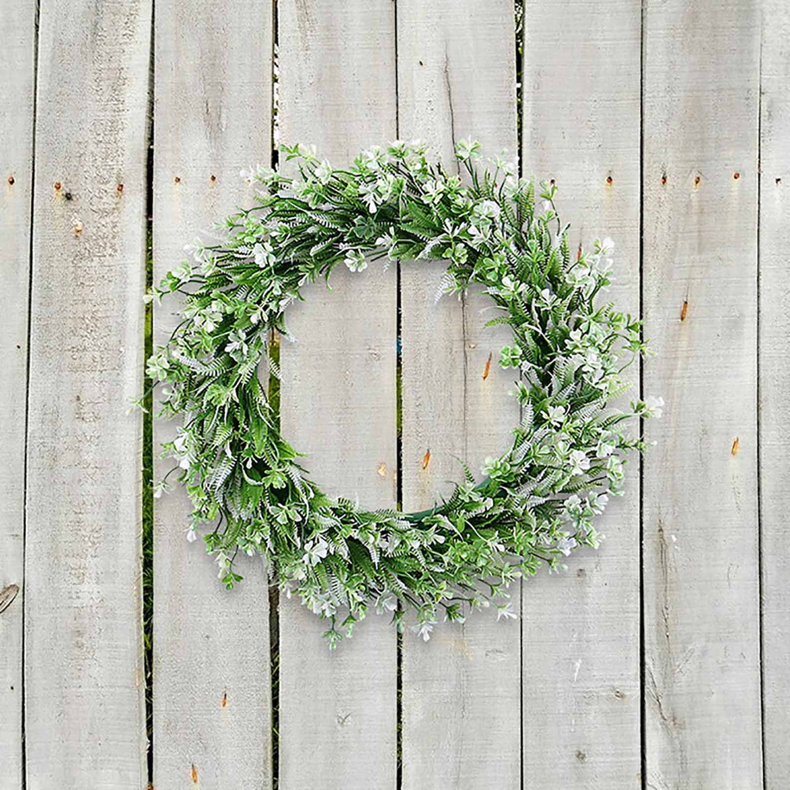 Spring Simulation Flower Wreath Artificial Floral Wreath for Indoor ...