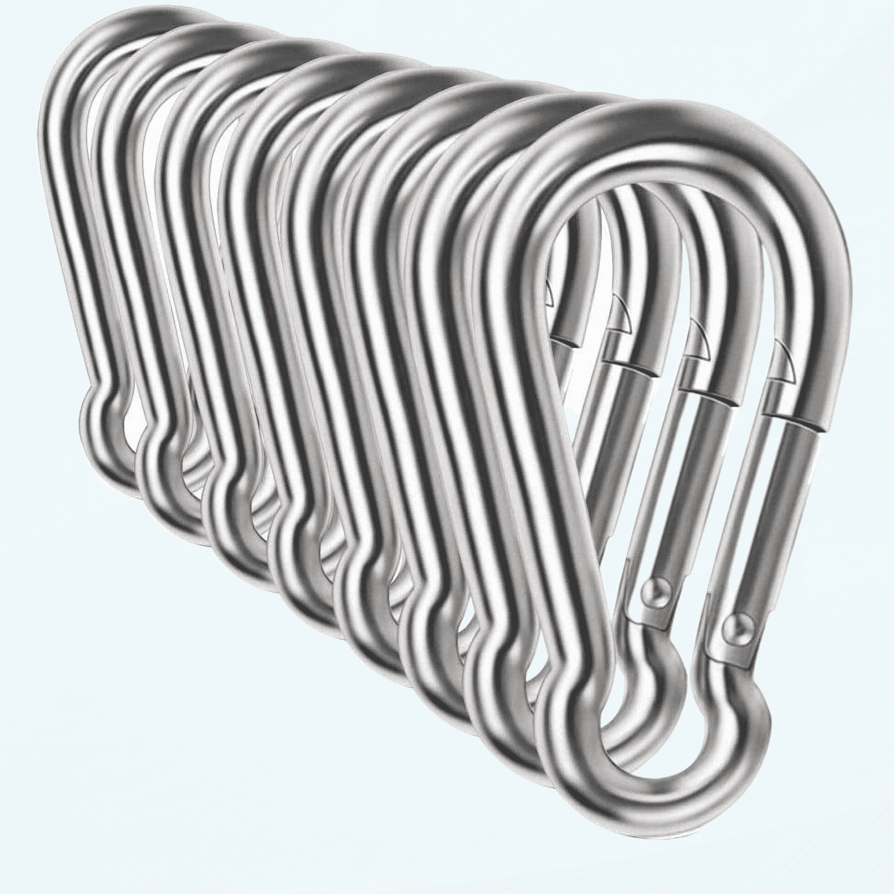 Spring Snap Hooks, 304 Stainless Steel Metal Clip Heavy Duty Rope ...