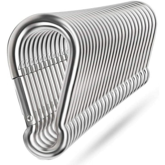 Spring Snap Hooks, 304 Stainless Steel Metal Clip Heavy Duty Rope ...