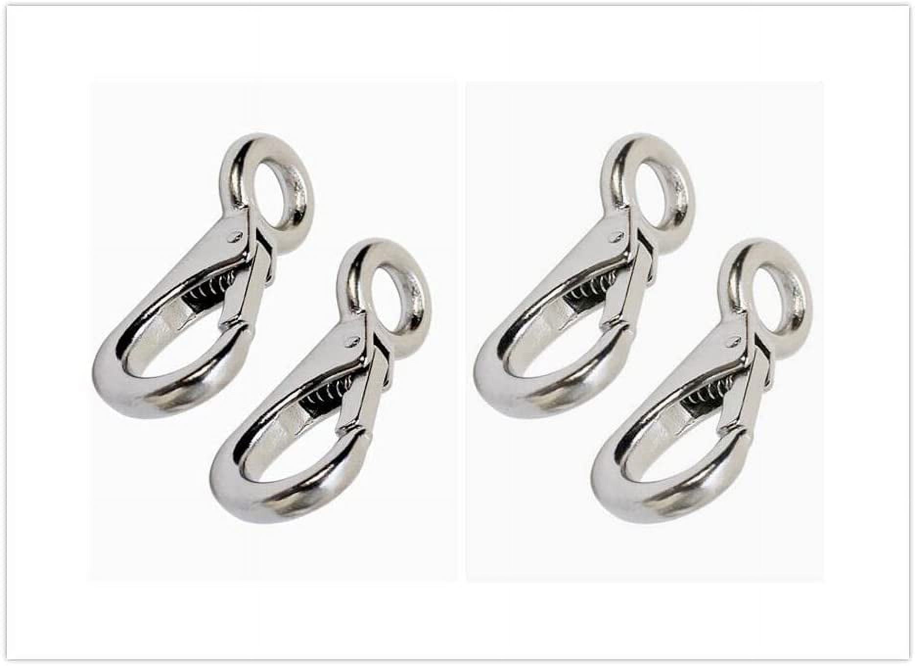 Spring Snap Leash Hook, Stainless Steel 316 Mini Snap Shackle,Quick ...