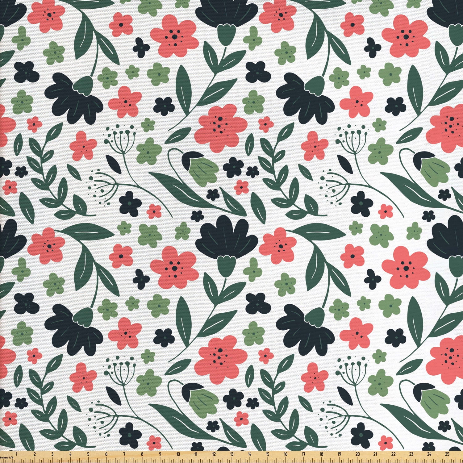 Spring Sofa Upholstery Fabric by the Yard, Colorful Botany with ...