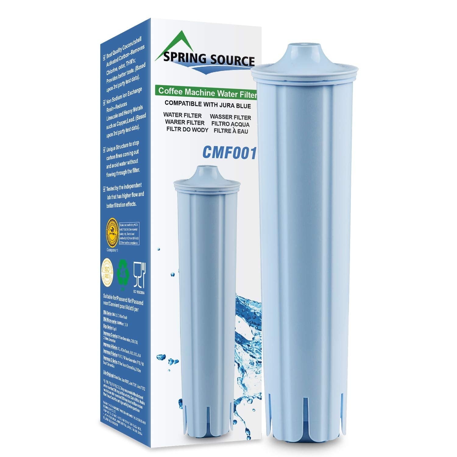 Spring Source CMF001 Coffee Machine Water Filter Replacement For Jura ...