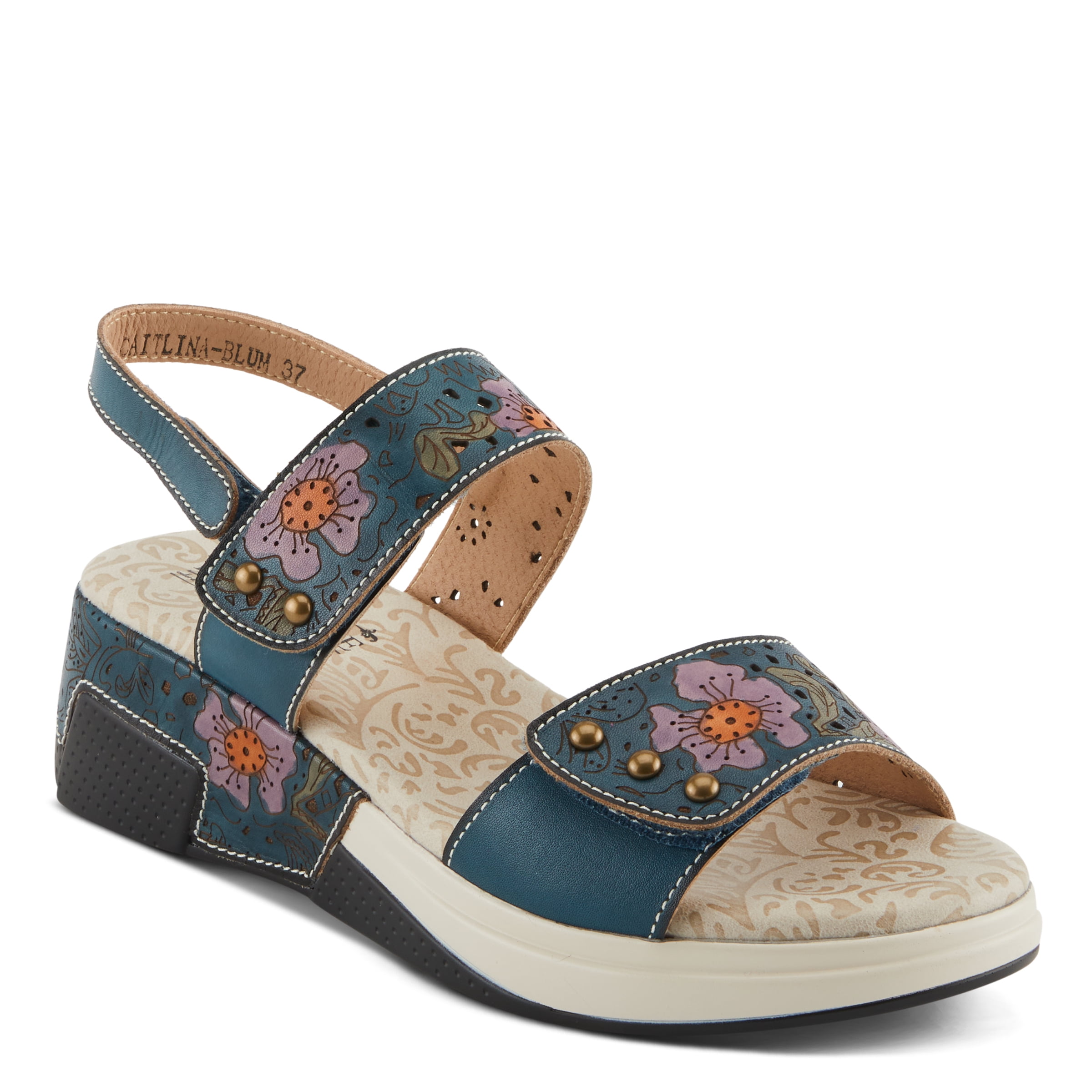 Spring Step L'Artiste Women's CAITLINA - Hand-Painted Floral Athleisure ...