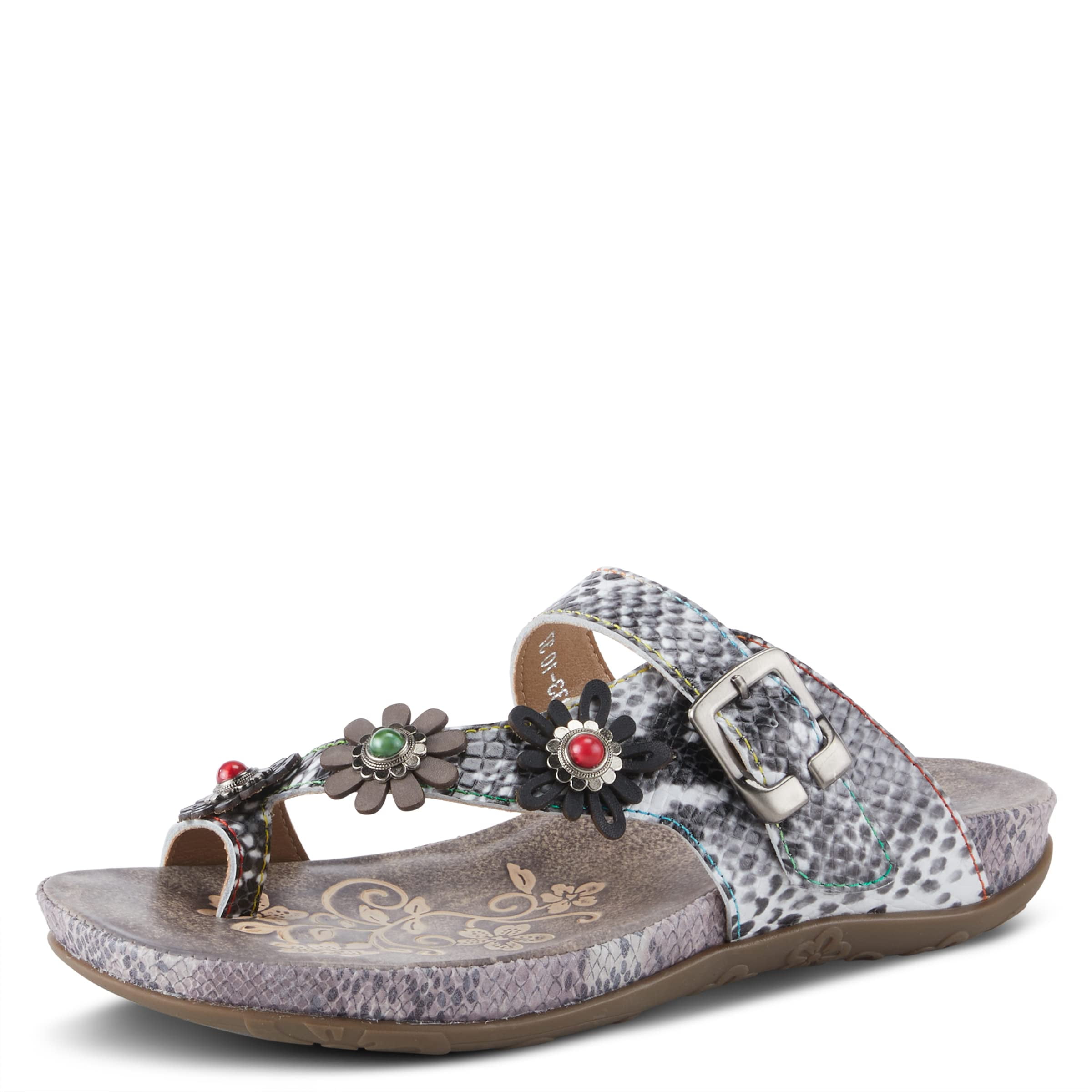 Spring Step L'Artiste Women's Kindness Slide Sandal Grey Multi EU 42 ...