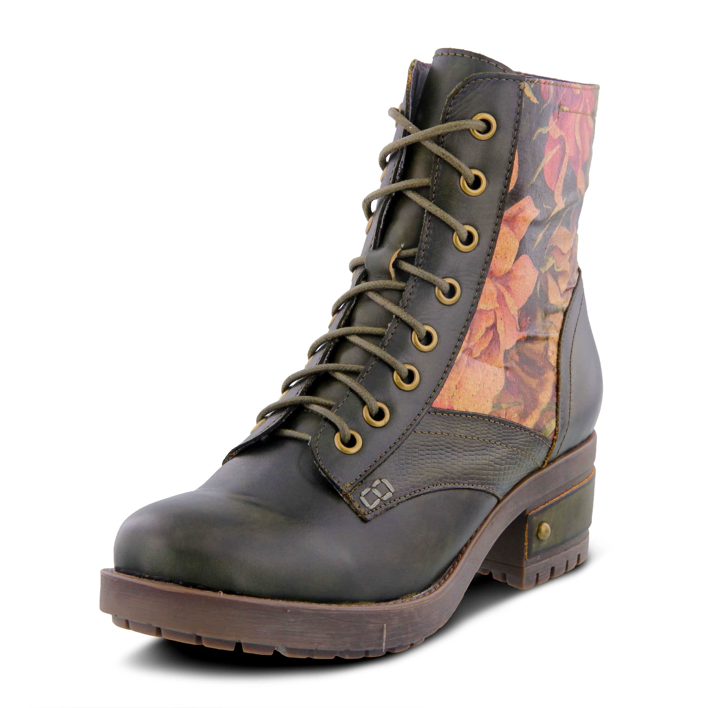 Spring Step L'Artiste Women's Marty Boots Olive Green EU 38 / US 7.5-8 ...