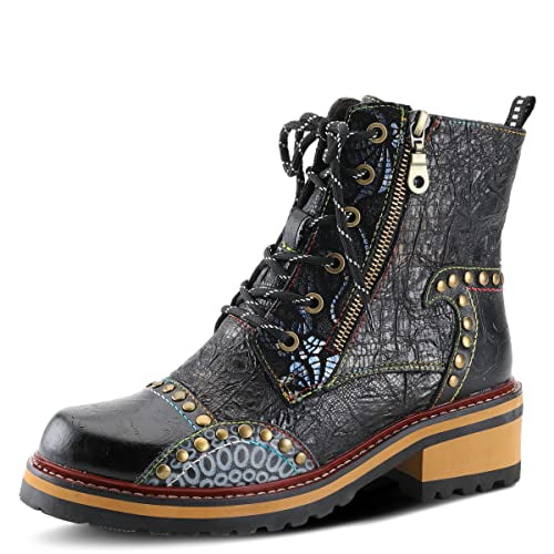 Spring Step L'Artiste Women's RUGUP Leather Bootie with Platform ...