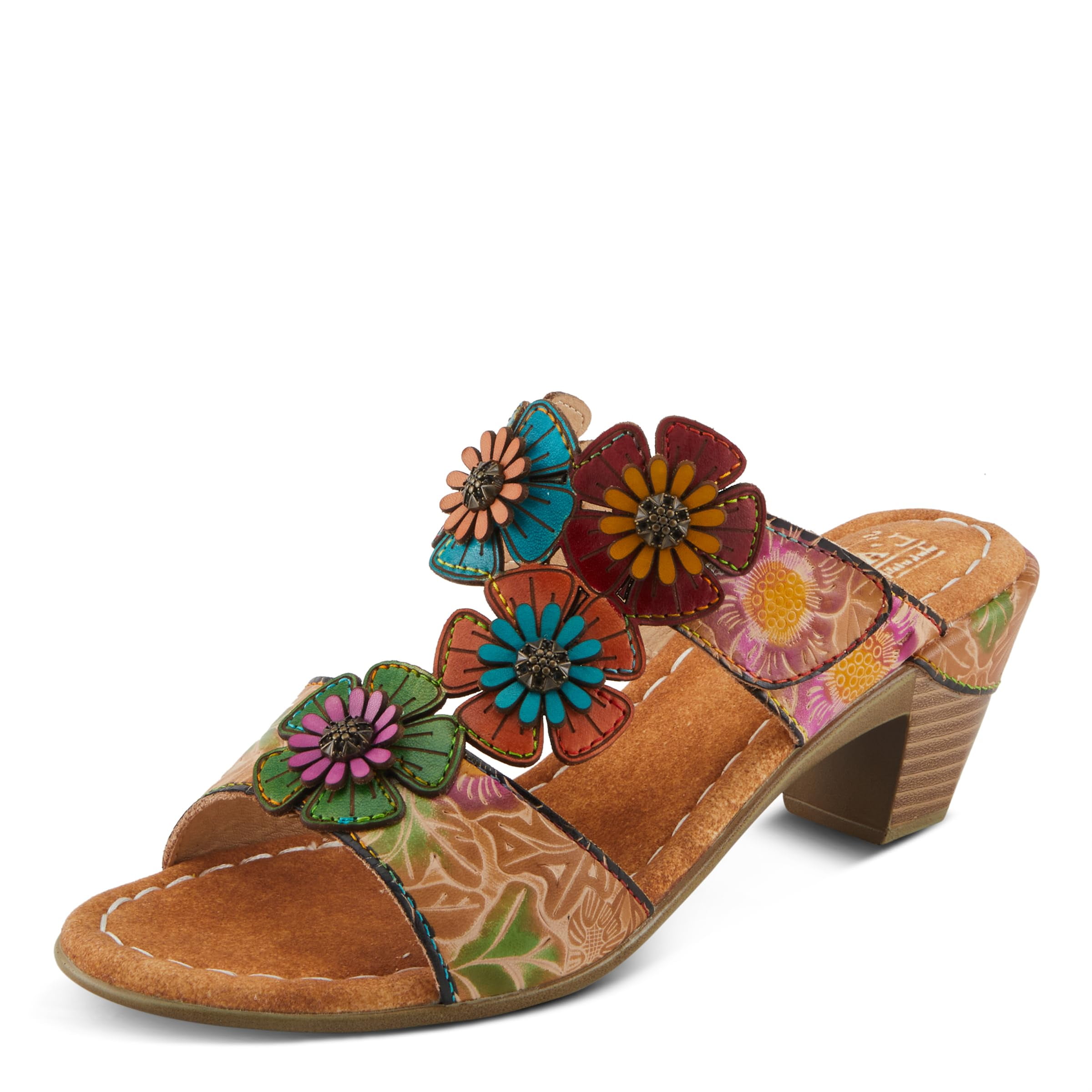 Spring Step L'Artiste Women's SUMMERFUN Hand-Painted Sandals - Leather ...