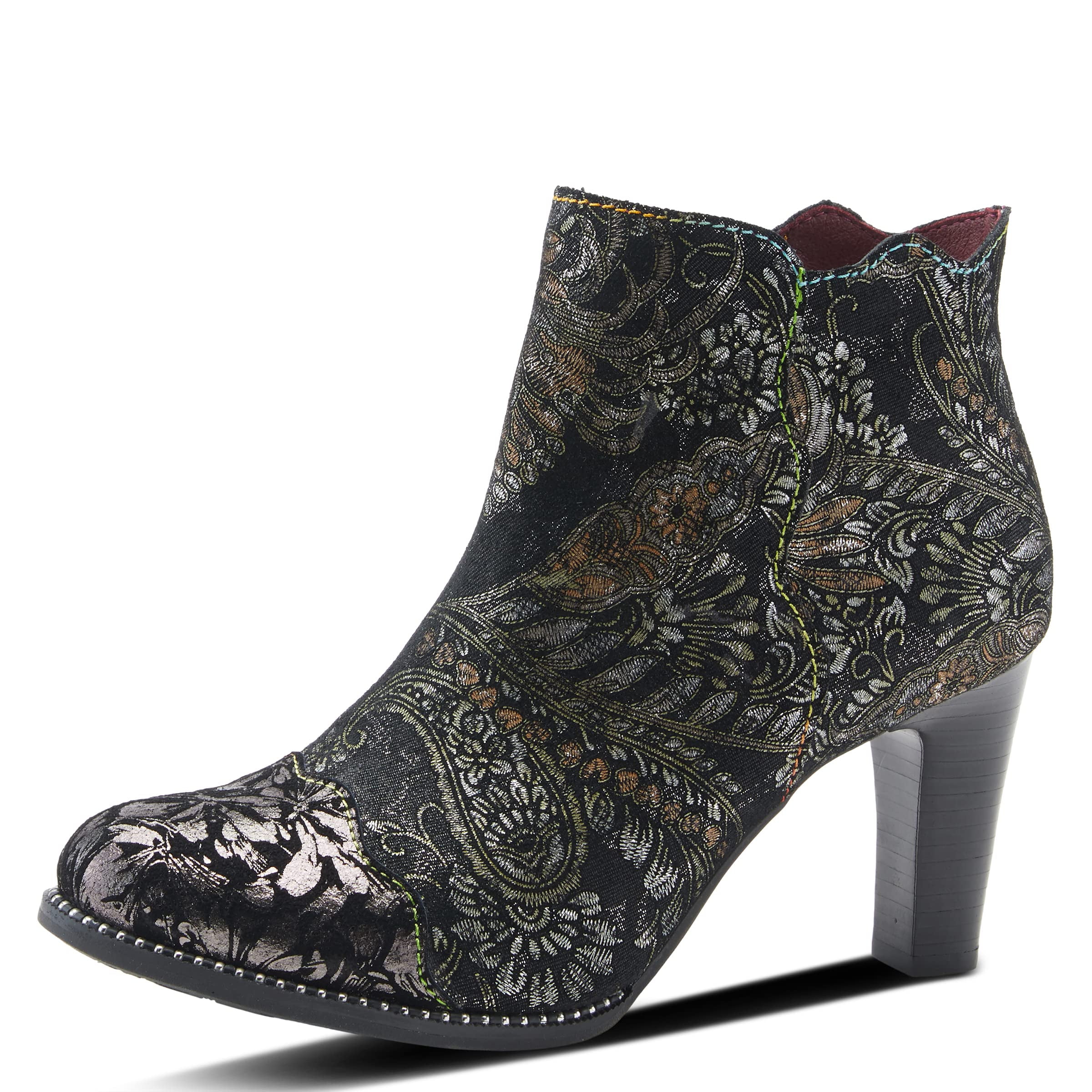 Spring Step L'Artiste Women's Smokinhot Black Multi Booties EU 36 / US ...