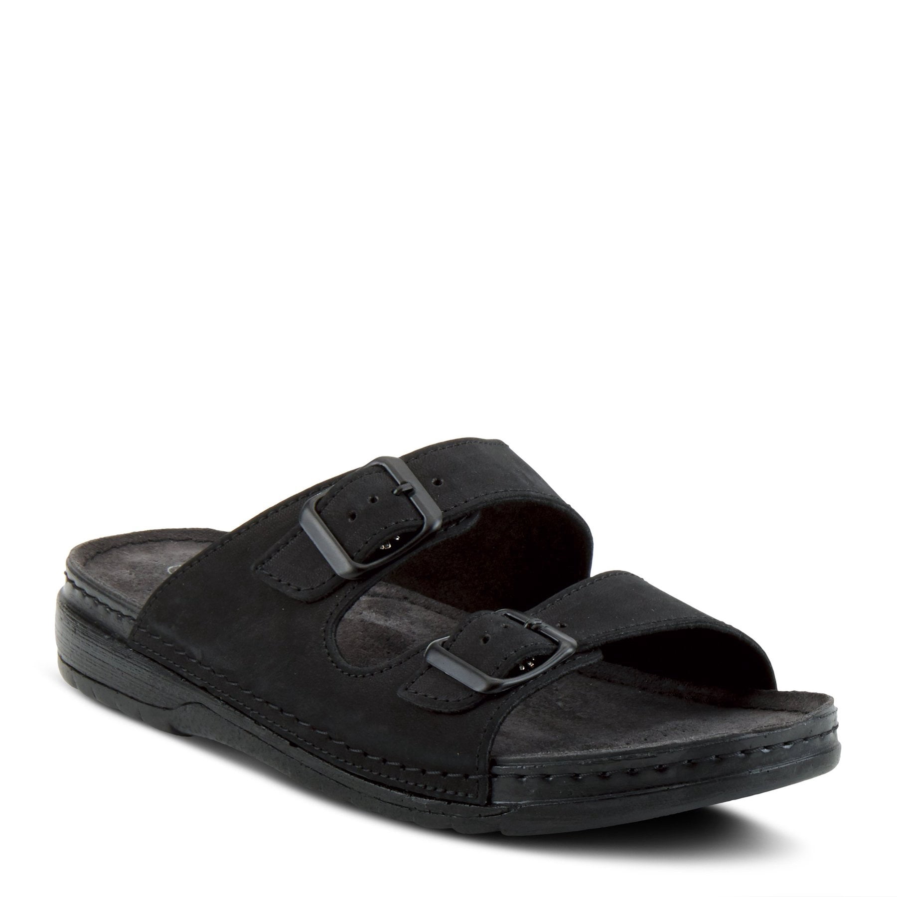 Spring Step Men's Ozzie Slide Sandal Nubuck - Walmart.com