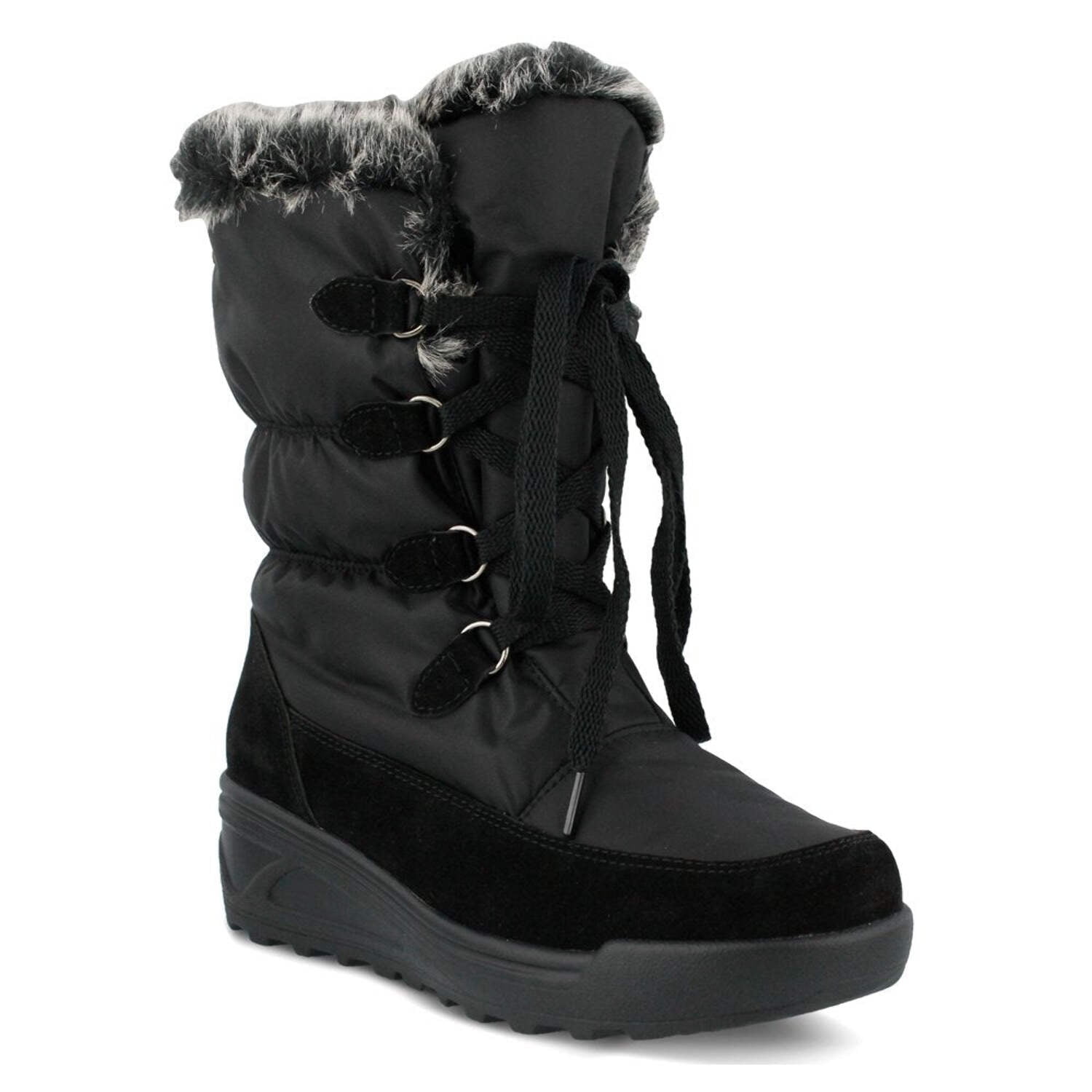 Spring Step Prevo Boots Black - Walmart.com