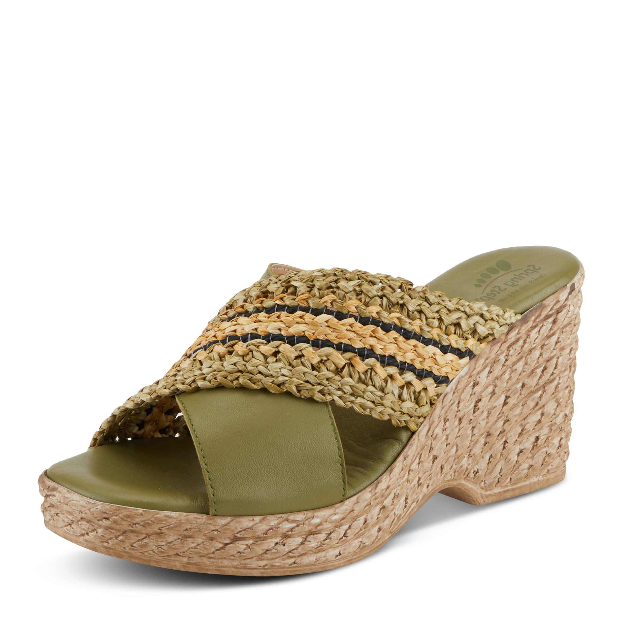 Spring Step Women's Fazzina Slide Wedge Sandal - Walmart.com
