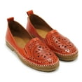 Spring Step Women's Ingrid Perforated Leather Slip-On, Red,10 M US ...