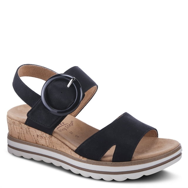 Spring Step Women's Loriya Slingback Wedge Sandal - Walmart.com