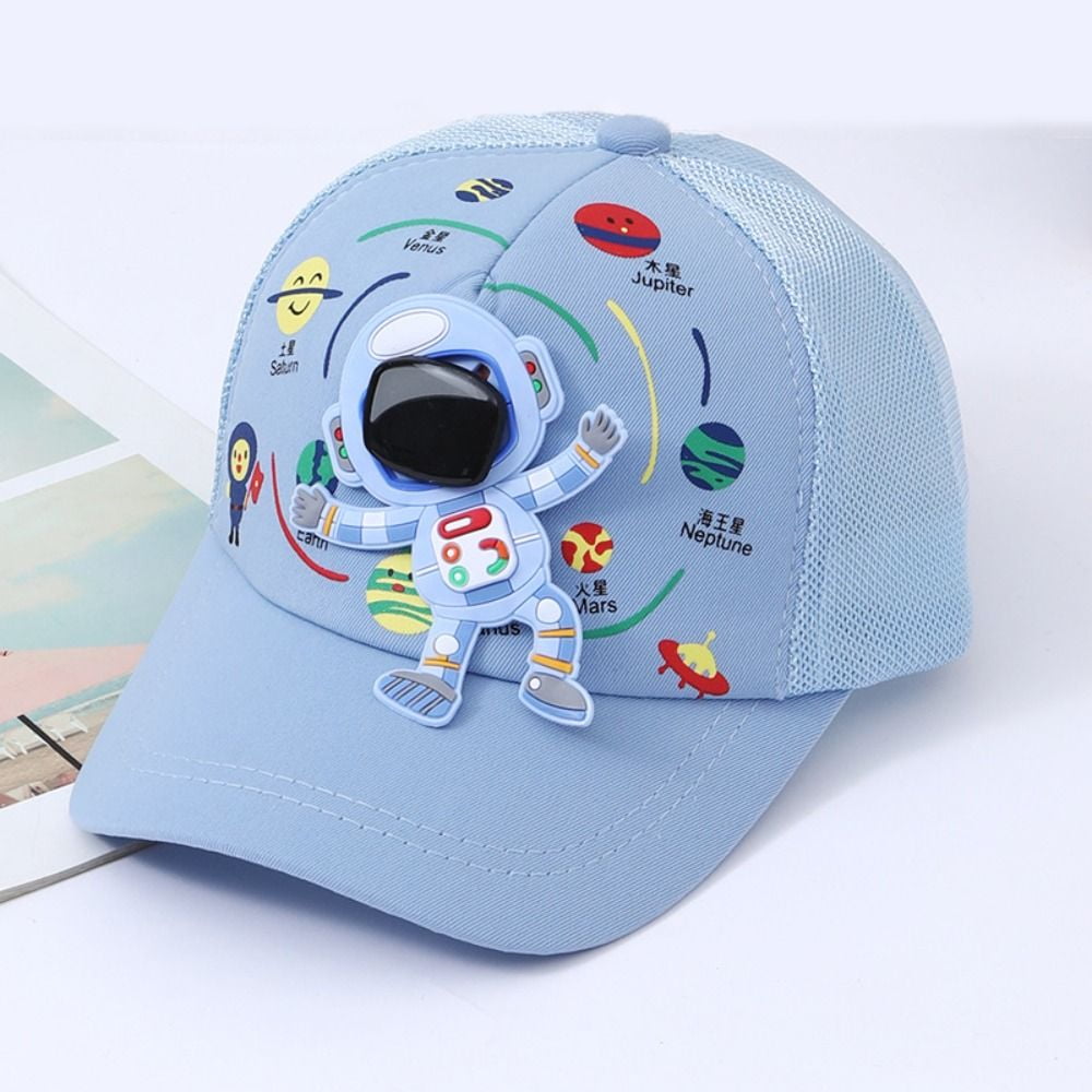 Spring Summer Adjustable Planet Print Cartoon Astronaut Baby Baseball ...