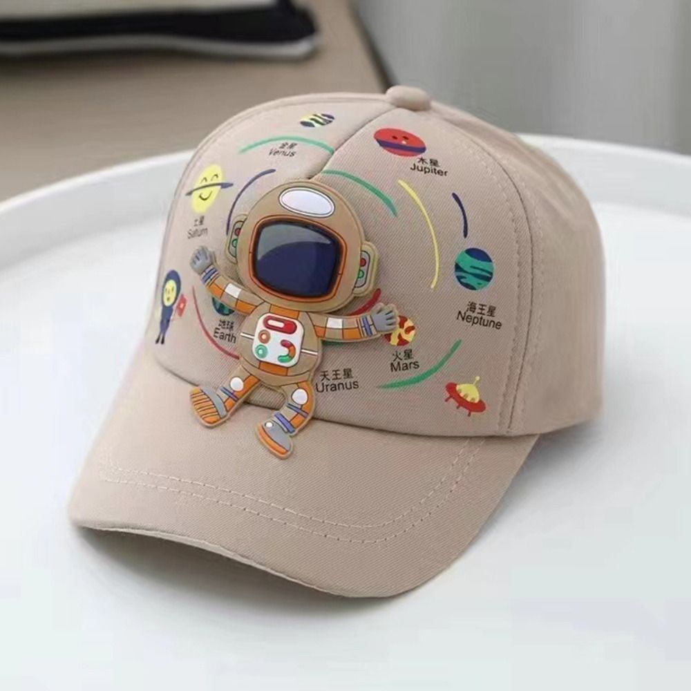 Spring Summer Adjustable Planet Print Cartoon Astronaut Baby Baseball ...