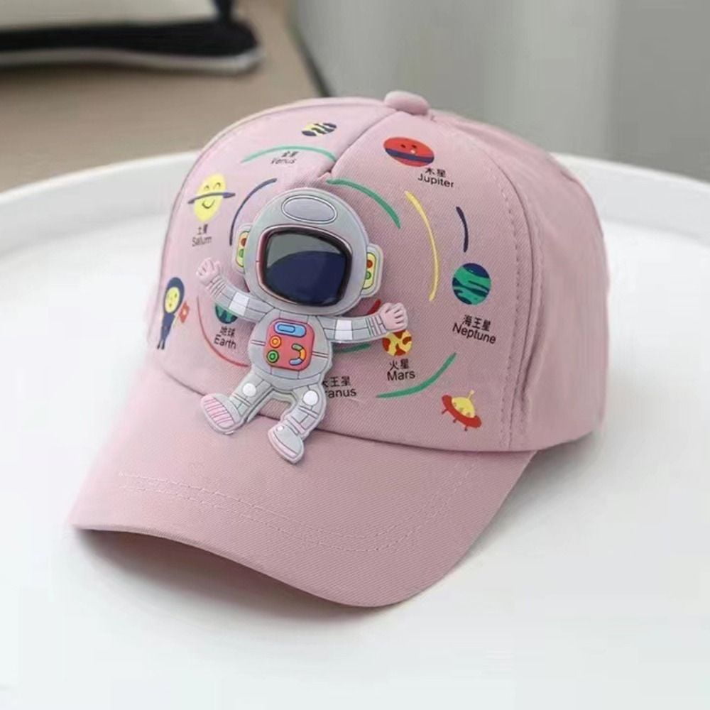 Spring Summer Adjustable Planet Print Cartoon Astronaut Baby Baseball ...