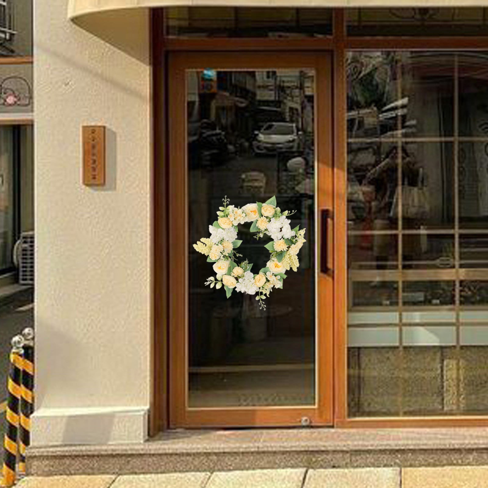 "Spring Summer Botanical Floral Wreath – Faux For Door & Wall Decor All ...