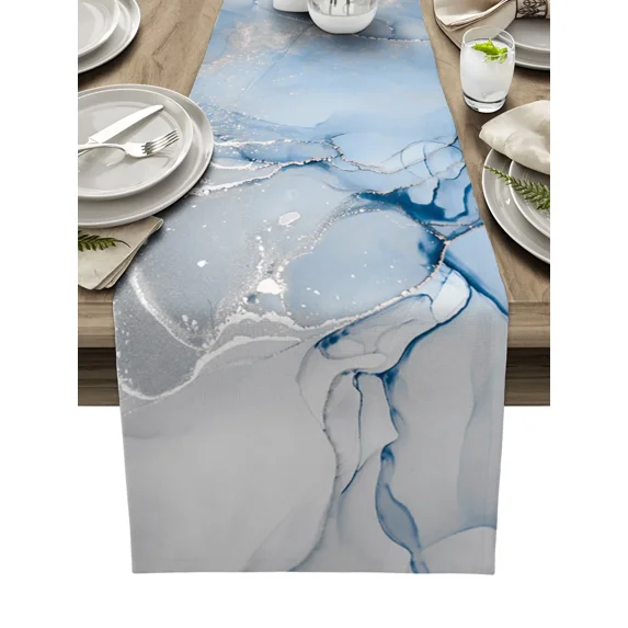 Spring Summer Cherry Peach Blossom Table Runner Home Wedding Table Mat ...