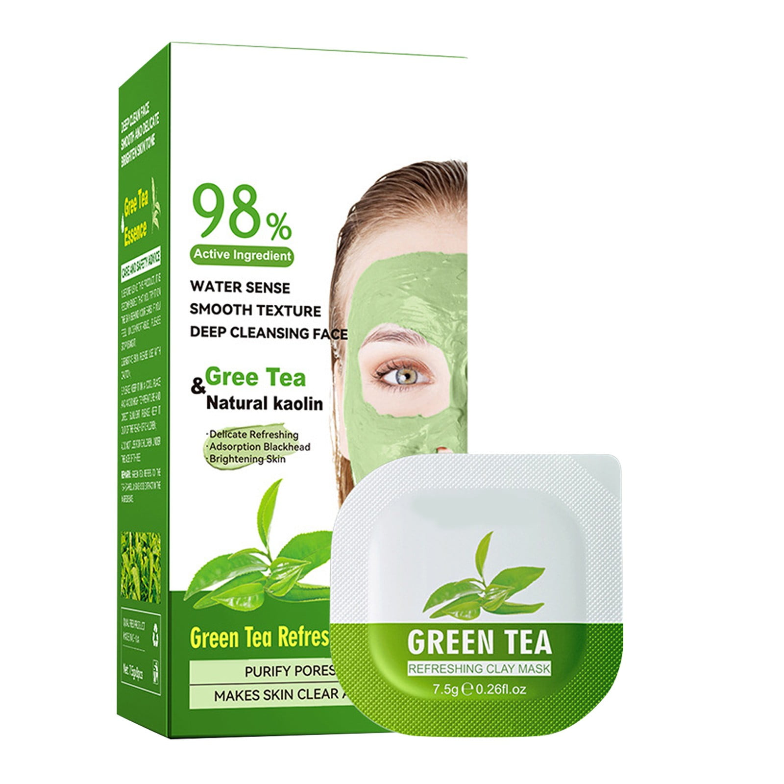 Spring & Summer Clearance Ckulufk Green Tea Refreshing Mud Moisturizing ...