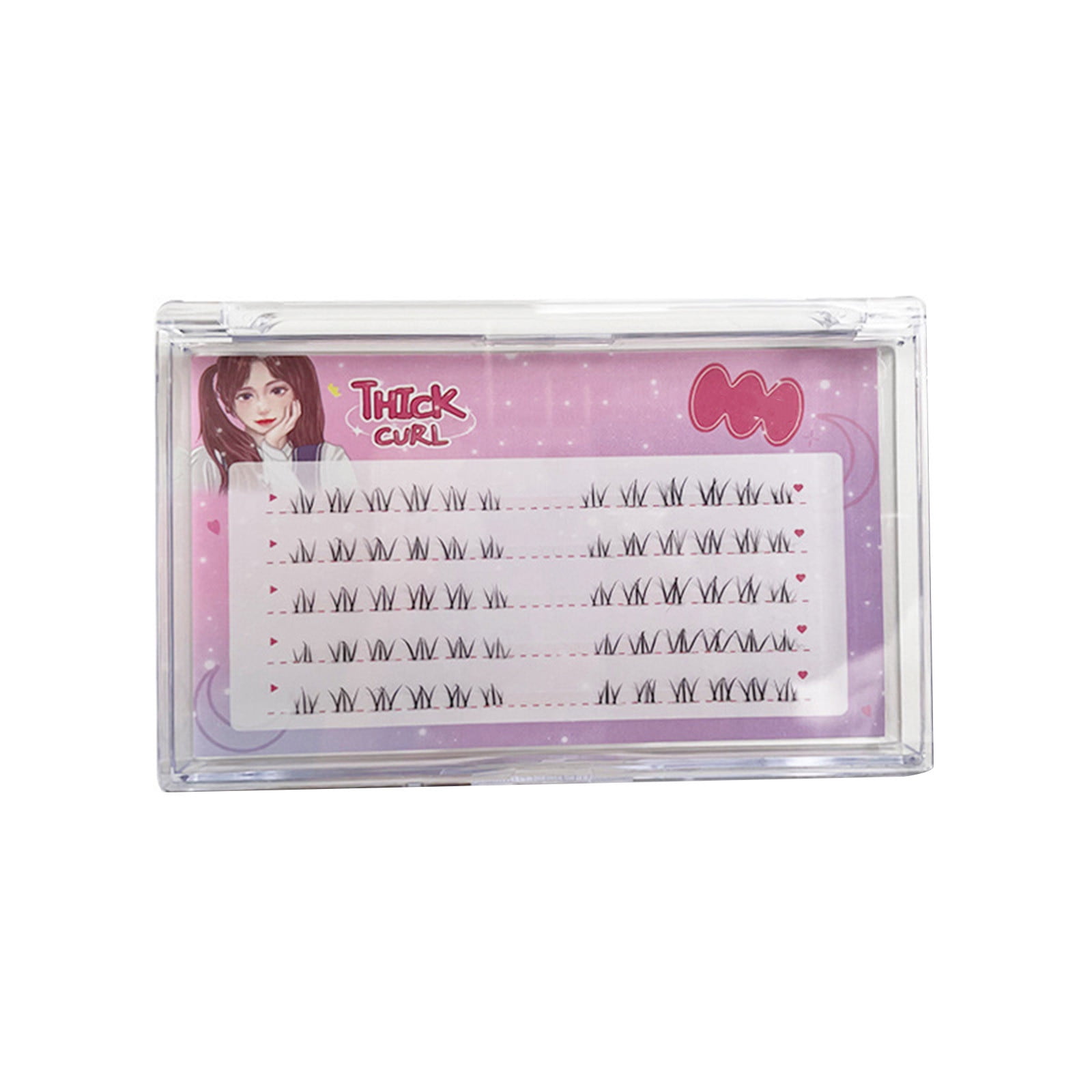 Spring & Summer Clearance Ckulufk Natural And Lightweight Style Eyelash ...