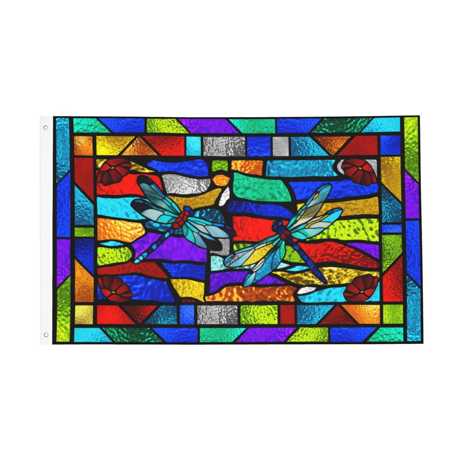 Spring Summer Dragonfly Flag 3x5 Ft Outdoor Indoor With Grommet Garden ...