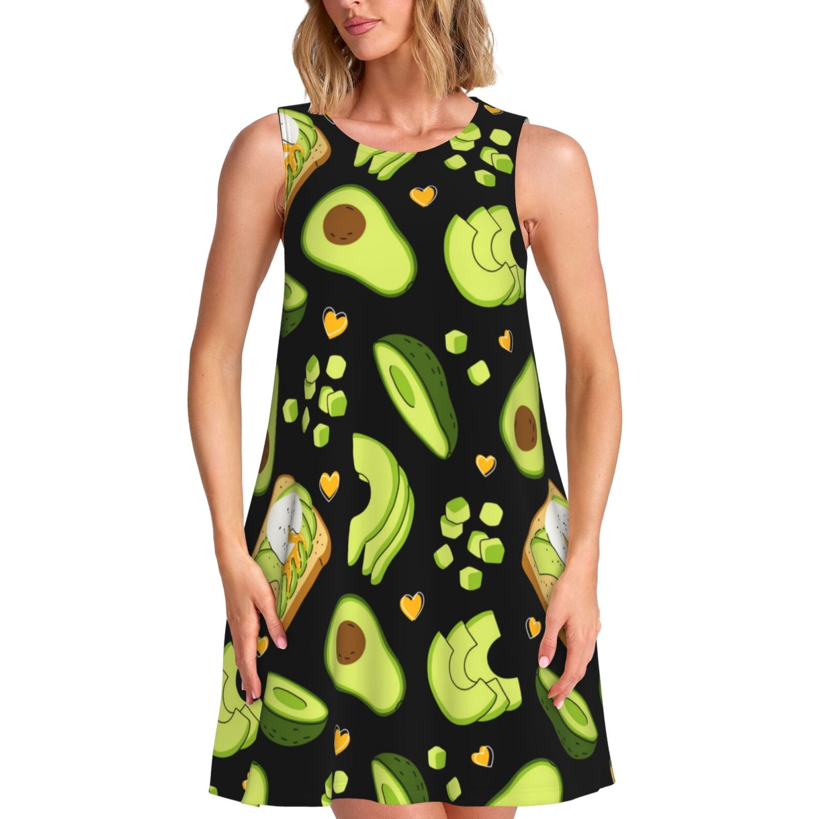 Spring Summer Dresses for Women 2025 - Avocado Toast Swimsuit Coverup ...