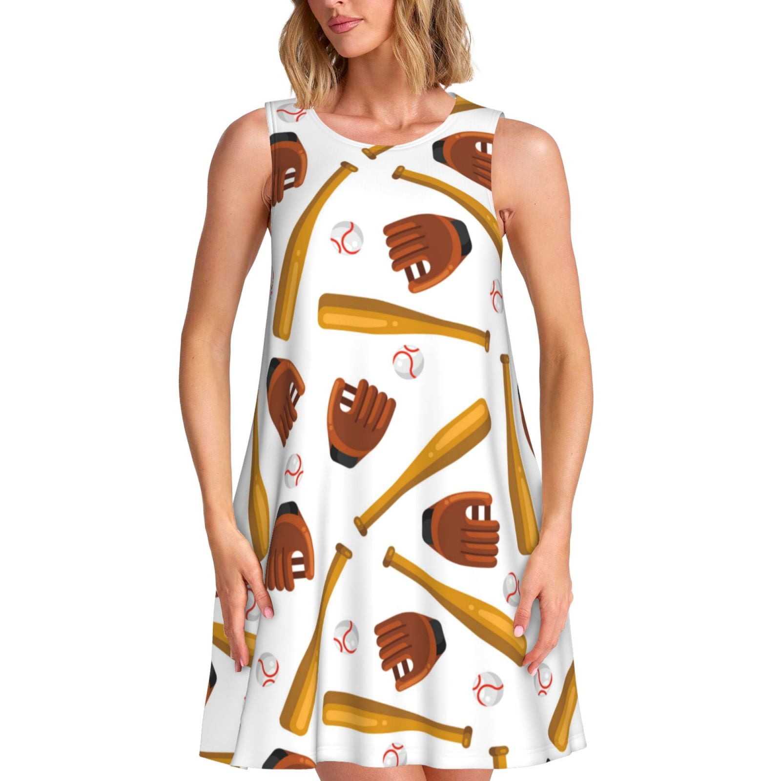 Spring Summer Dresses for Women 2025 - Baseball Sport Swimsuit Coverup ...