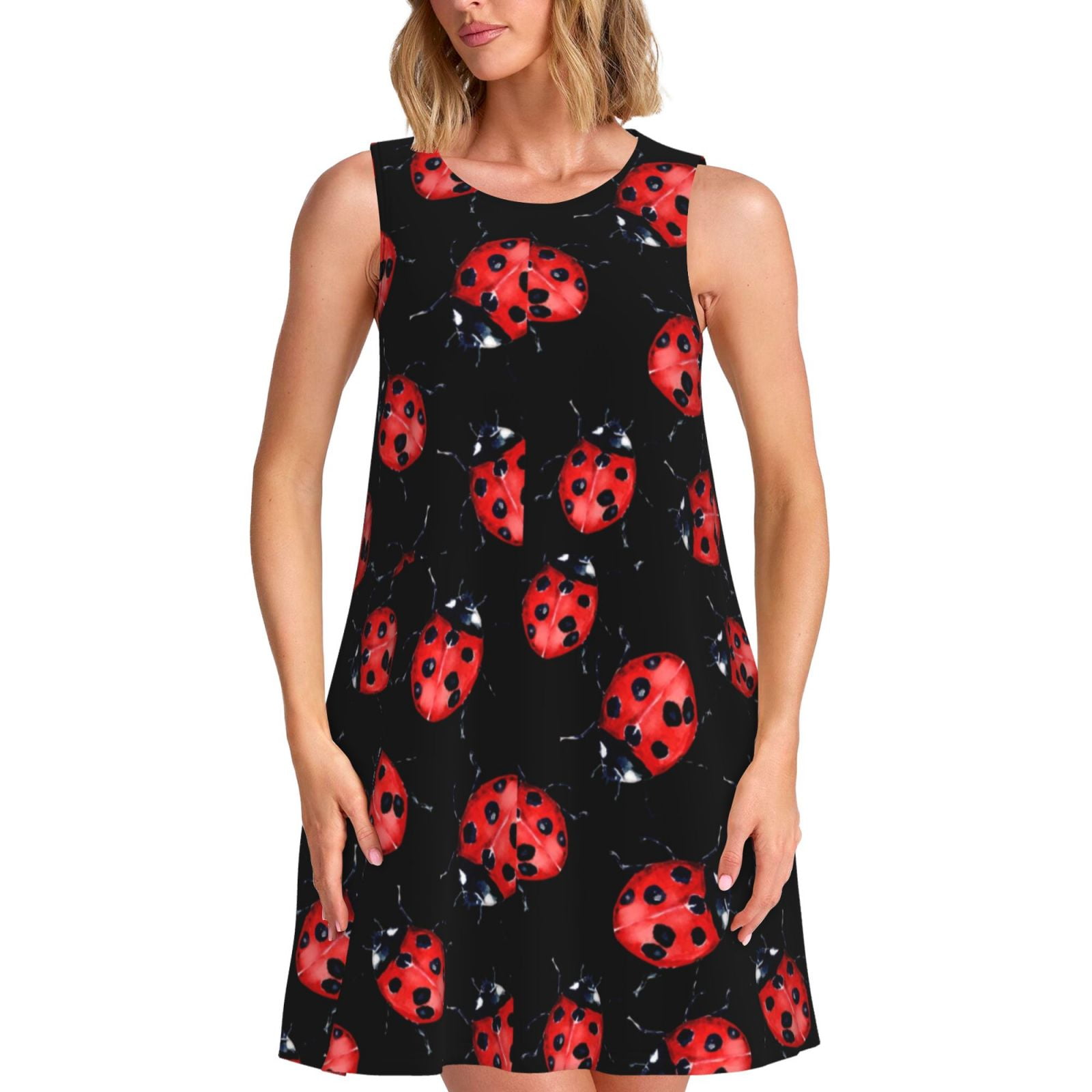 Spring Summer Dresses for Women 2025 - Beautiful Red Ladybug Swimsuit ...