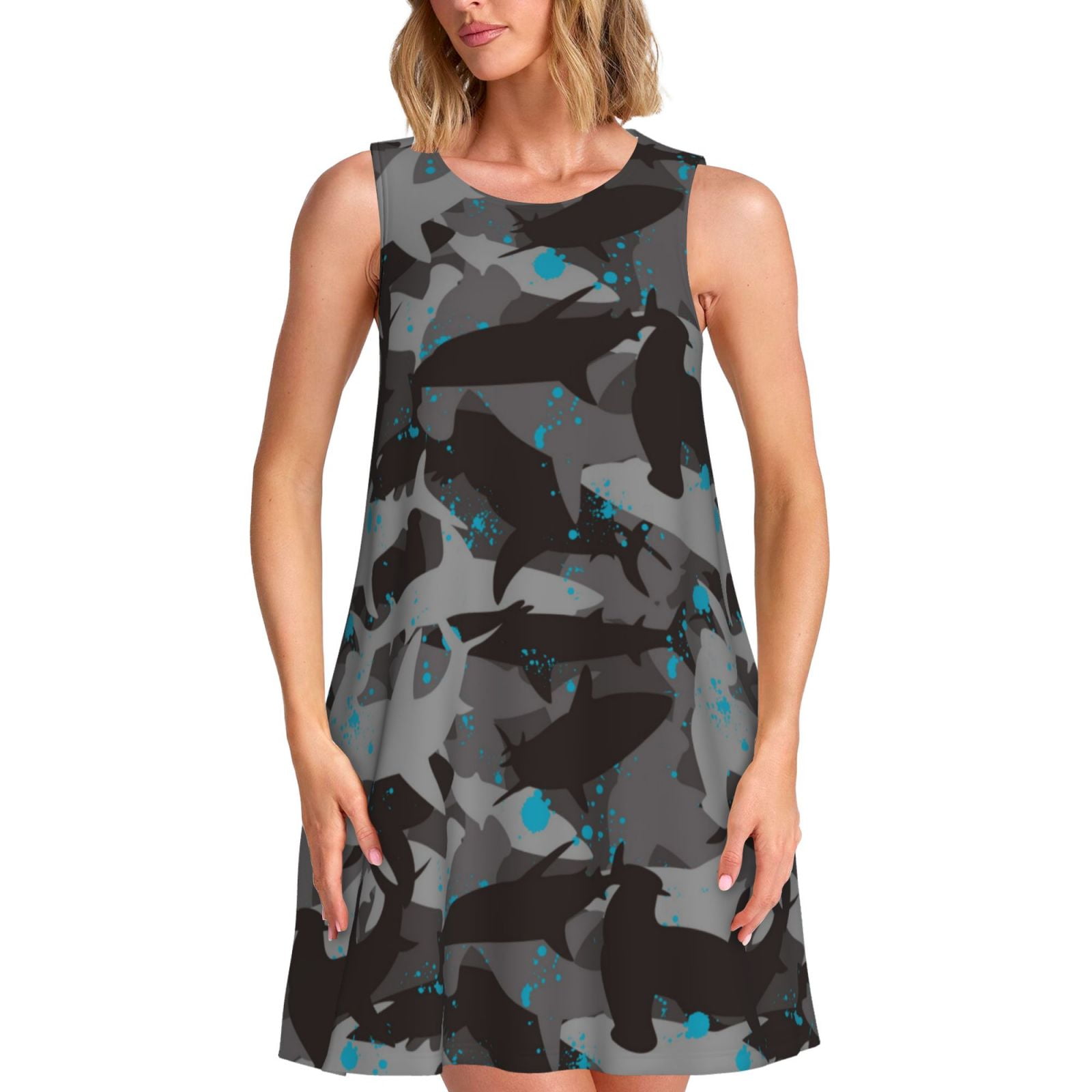 Spring Summer Dresses for Women 2025 - Black Camouflage Hammerhead ...