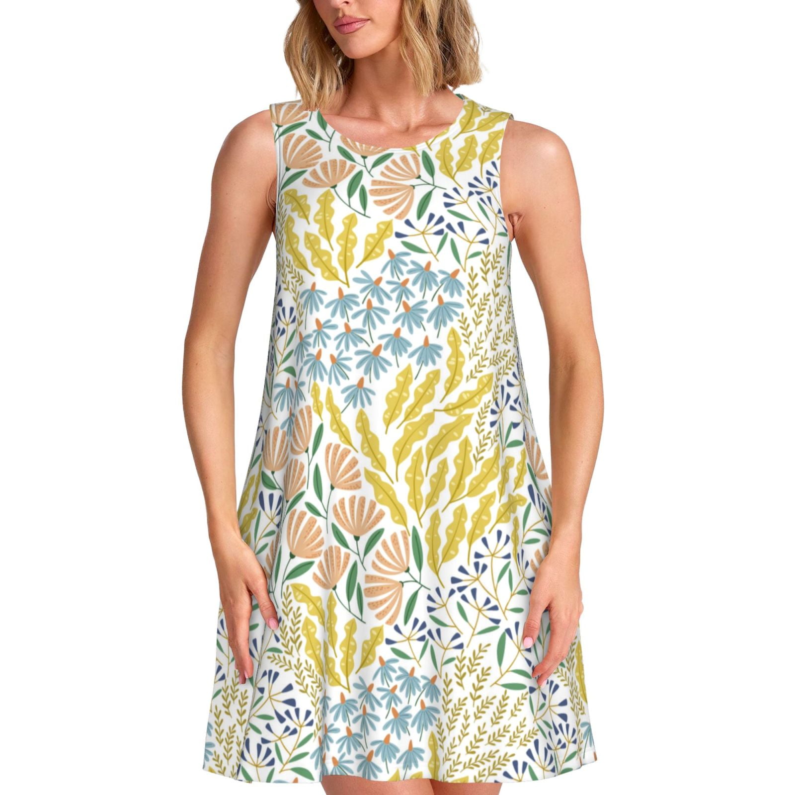 Spring Summer Dresses for Women 2025 - Boho Swimsuit Coverup Sundresses ...