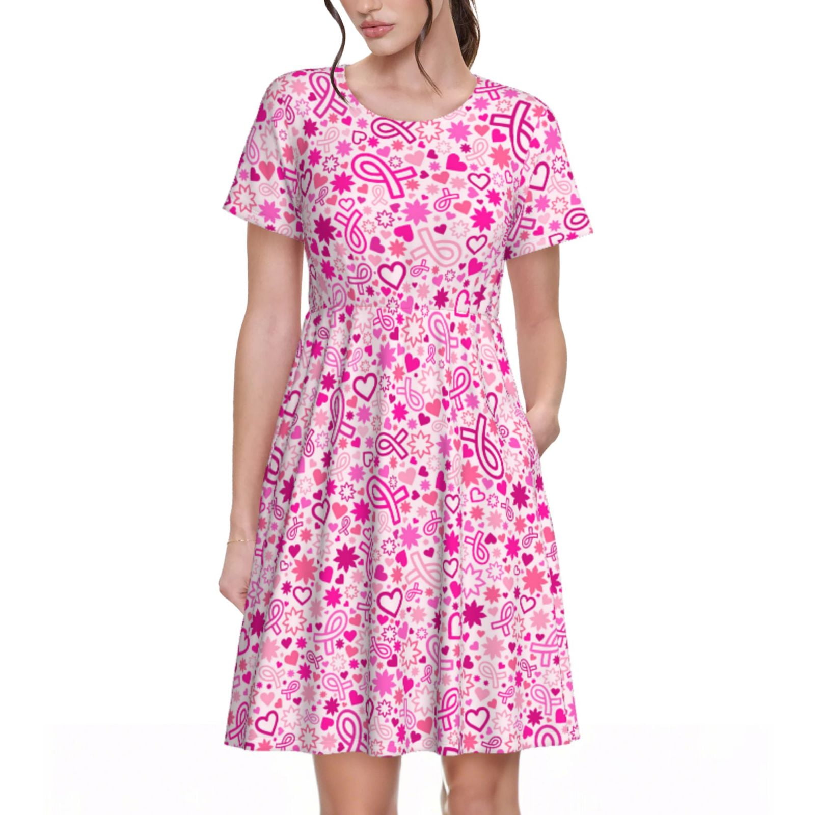 Spring Summer Dresses for Women 2025 - Breast Cancer Awareness2 Wedding ...