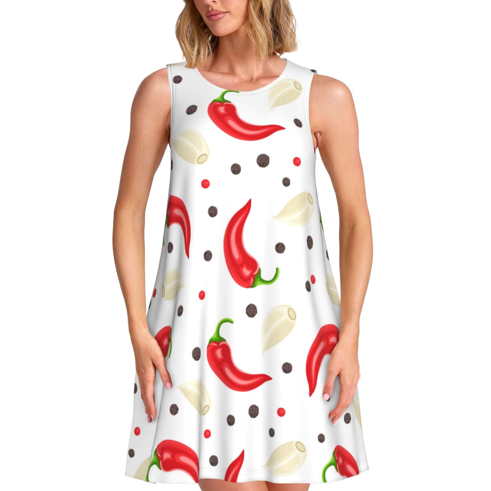 Spring Summer Dresses for Women 2025 - Chili Pepper Garlic Swimsuit ...
