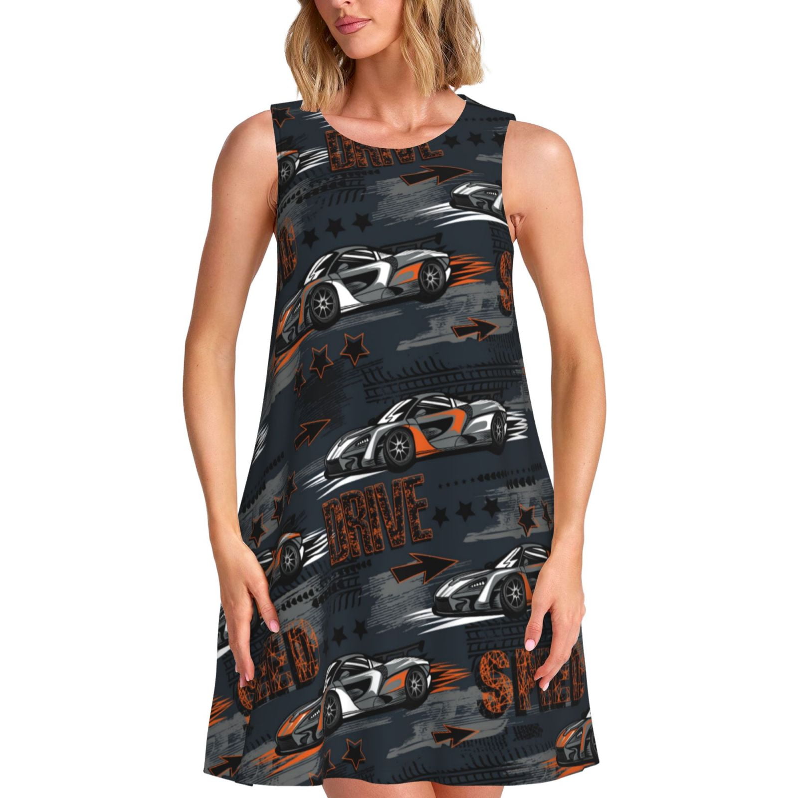 Spring Summer Dresses for Women 2025 - Cool Sports Car Beach Vacation ...