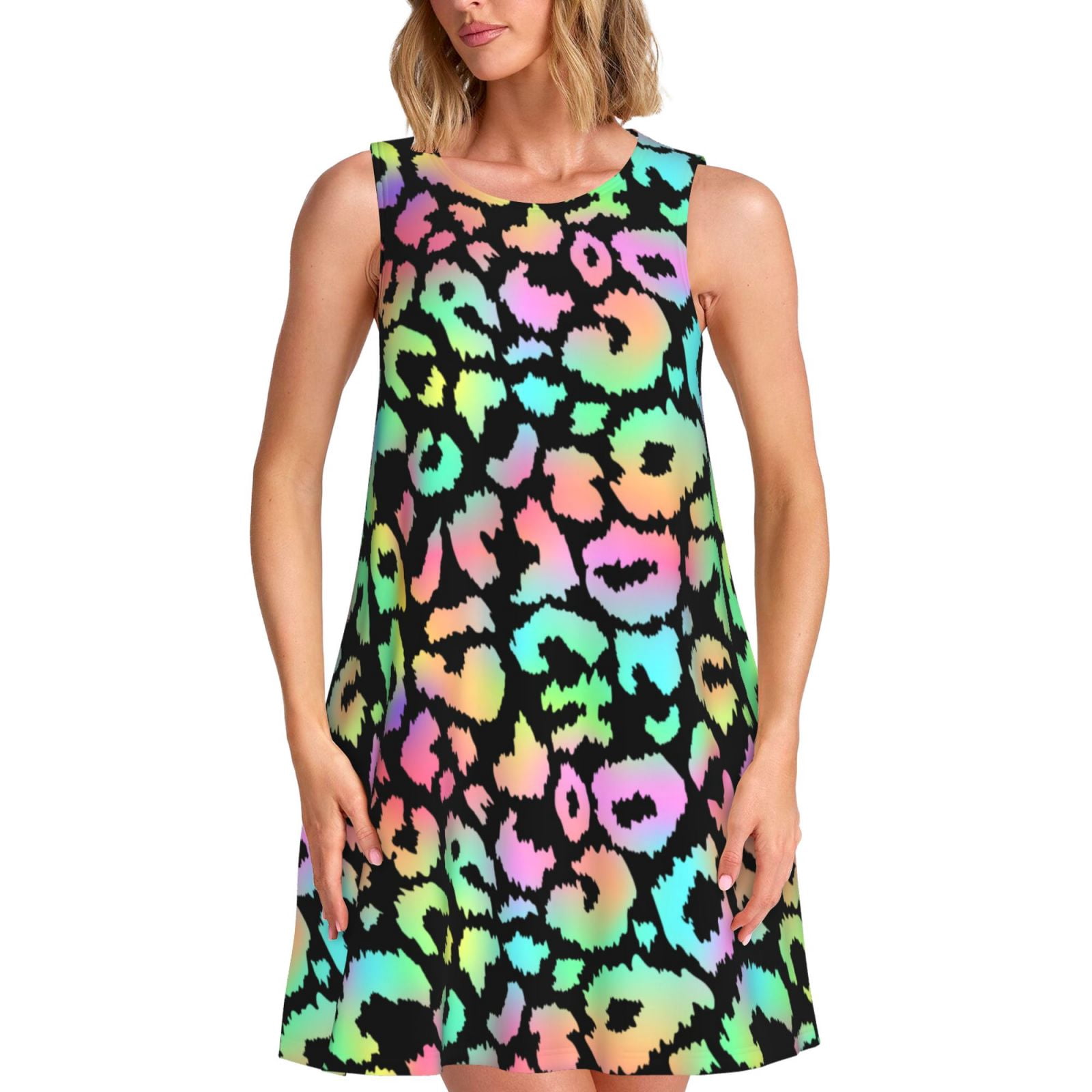 Spring Summer Dresses for Women 2025 - Cool Trendy Rainbow Leopard ...