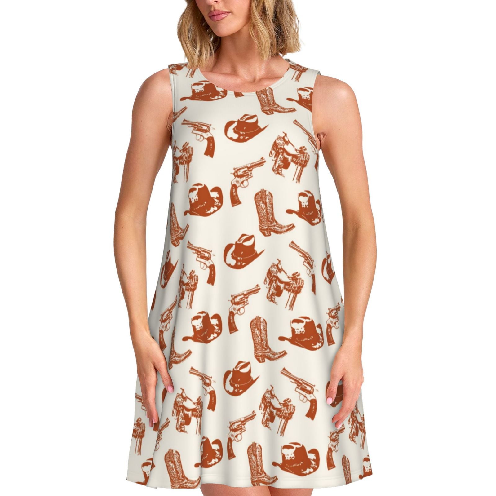 Spring Summer Dresses for Women 2025 - Cowboy Western Swimsuit Coverup ...