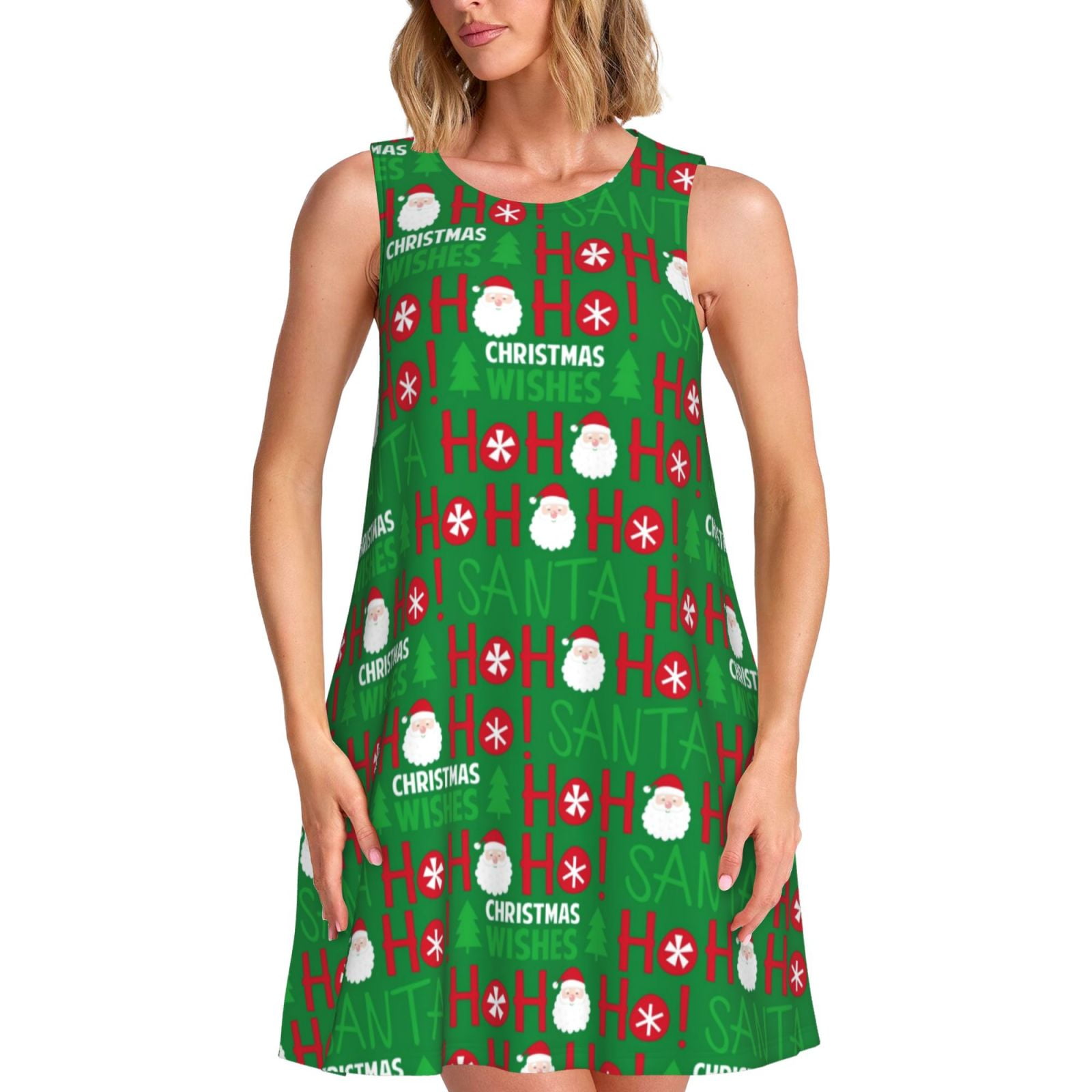 Spring Summer Dresses for Women 2025 - Cute Santa And Ho Ho Ho Beach ...