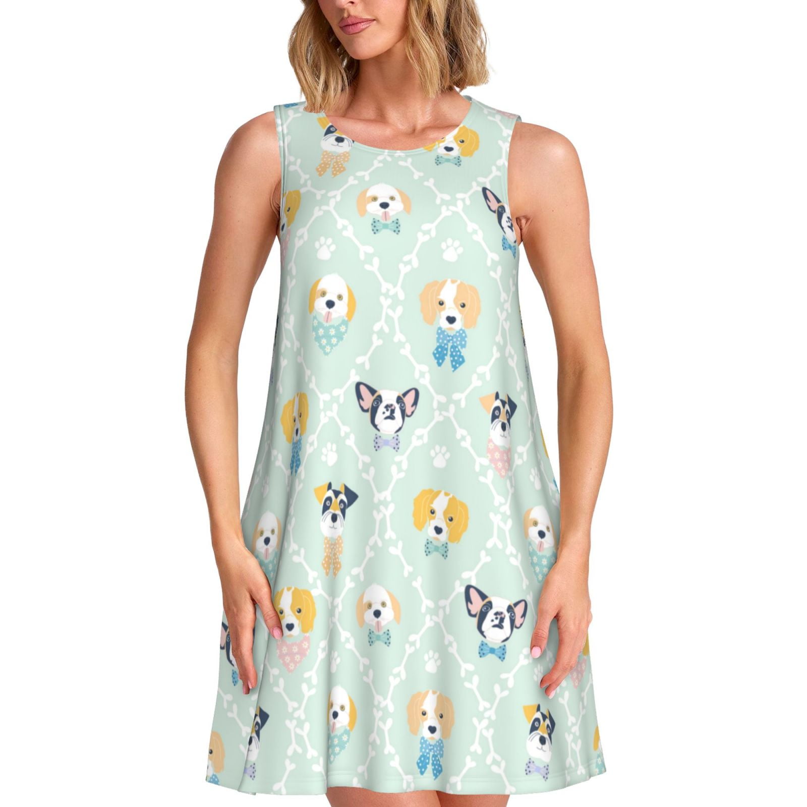 Spring Summer Dresses for Women 2025 - Different Breeds Of Dogs Beach ...