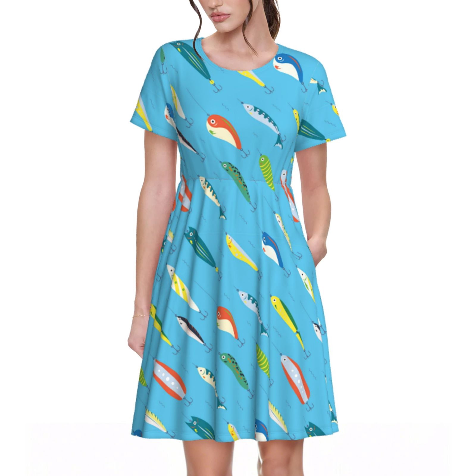 Spring Summer Dresses for Women 2025 - Different Color Fishing Bait ...