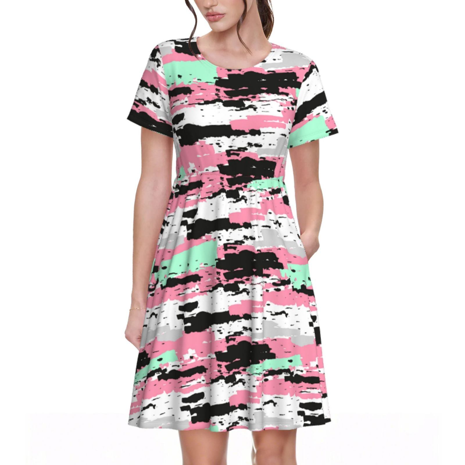 Spring Summer Dresses for Women 2025 - Digital Camouflage Wedding Guest ...