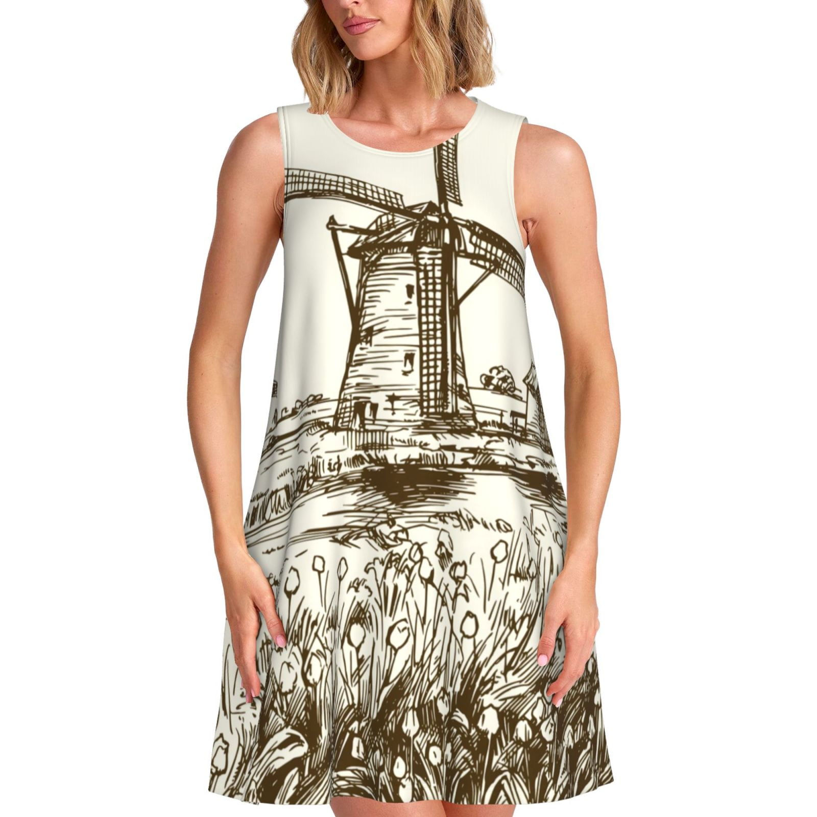 Spring Summer Dresses for Women 2025 - Dutch Windmill Swimsuit Coverup ...