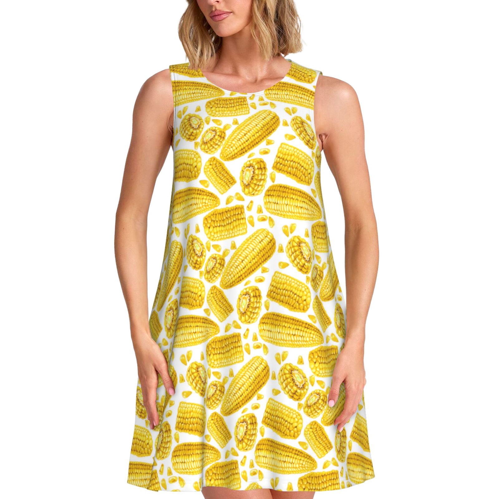 Spring Summer Dresses for Women 2025 - Ears Of Corn Swimsuit Coverup ...