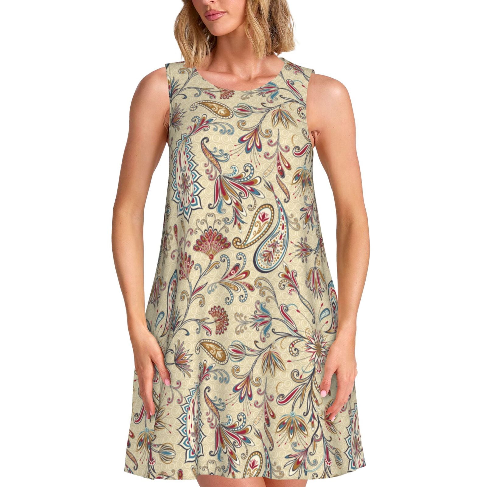 Spring Summer Dresses for Women 2025 - Eastern Style Paisley Swimsuit ...