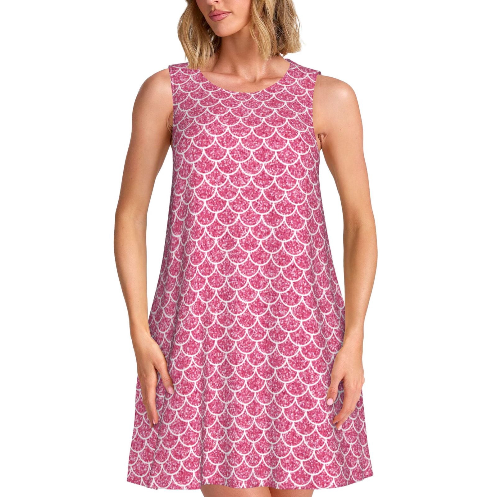 Spring Summer Dresses for Women 2025 - Fish Scales Beach Vacation ...