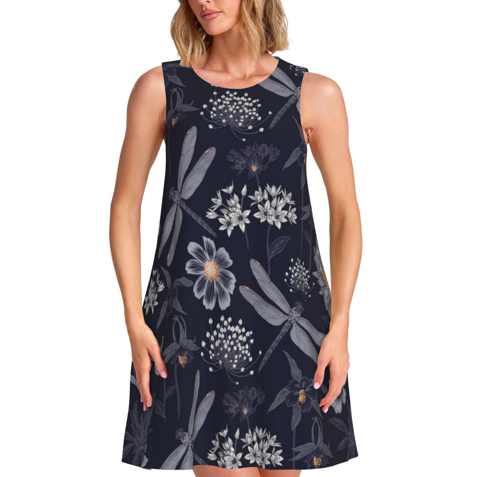 Spring Summer Dresses for Women 2025 - Flowerss And Dragonflies Beach ...